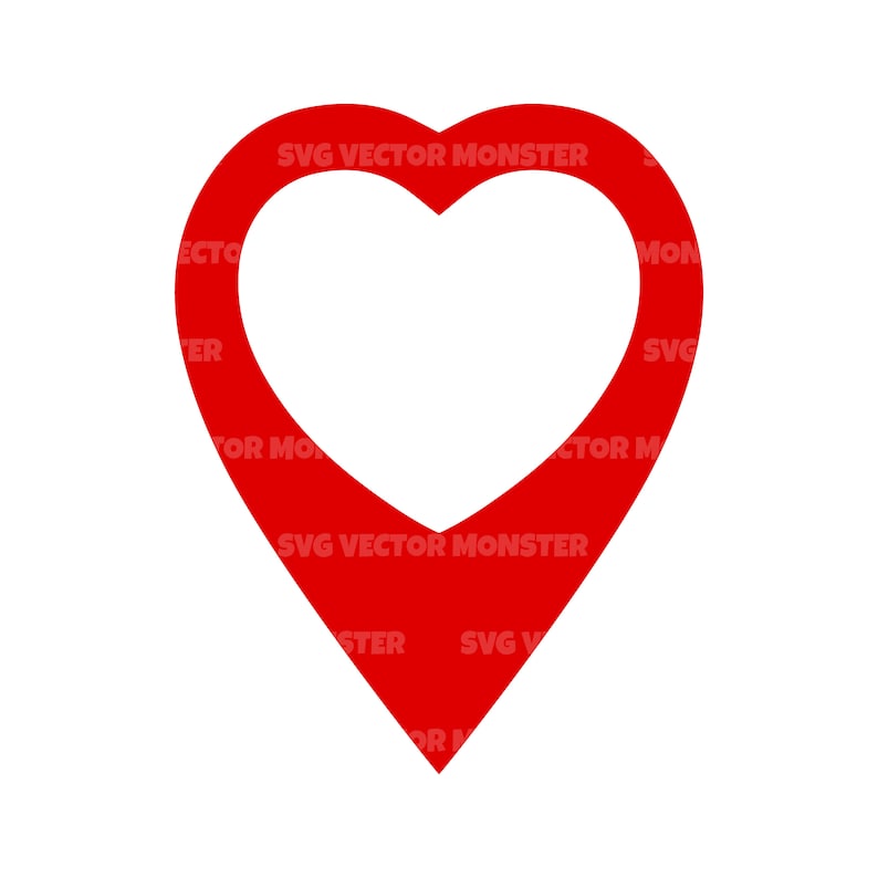 Heart Map Pin Svg Location Pin Svg Marker Svg Vector Cut - Etsy