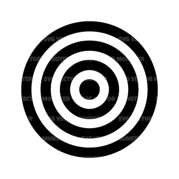 Target Svg Bullseye Svg. Vector Cut file for Cricut | Etsy
