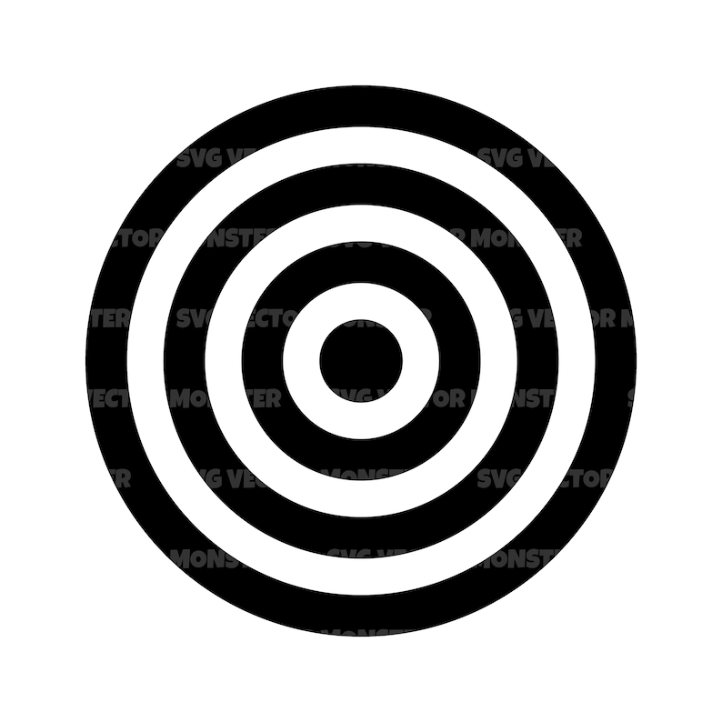 Target Svg Bullseye Svg. Vector Cut File for Cricut - Etsy