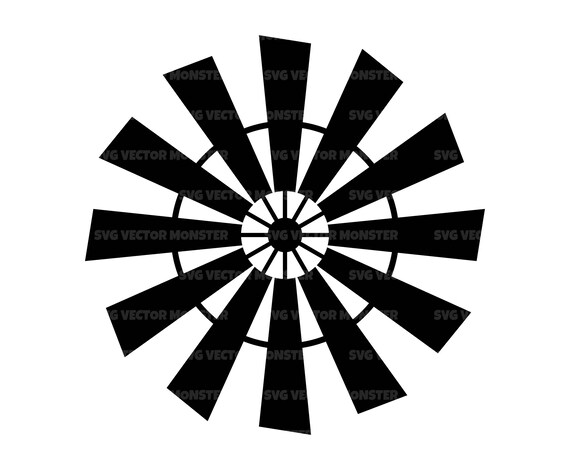 Windmill Blade Vector