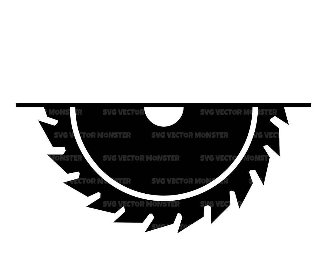 Saw Blade Monogram Svg, Saw Blade Svg, Logger Svg, Woodcutting Svg ...