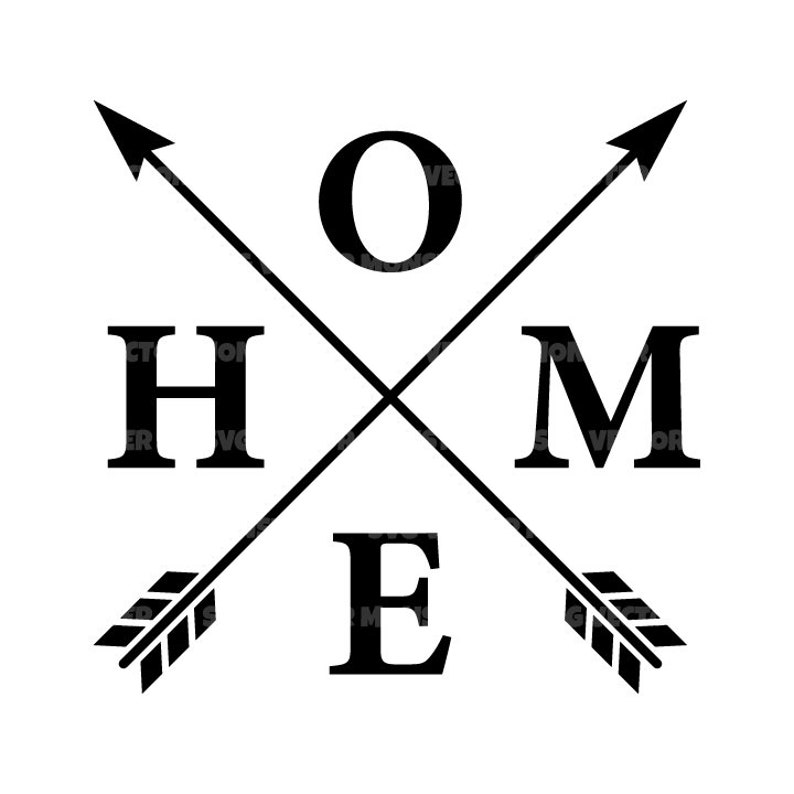 Home Arrows Svg. Vector Cut File for Cricut Silhouette Pdf - Etsy