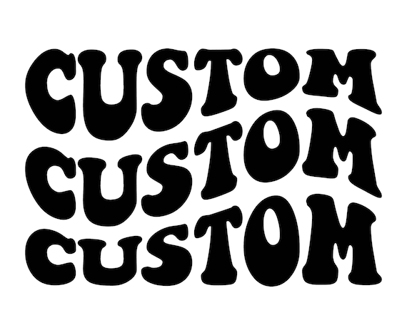 Custom Wavy Text Svg Personalized Retro Wavy Text Svg - Etsy