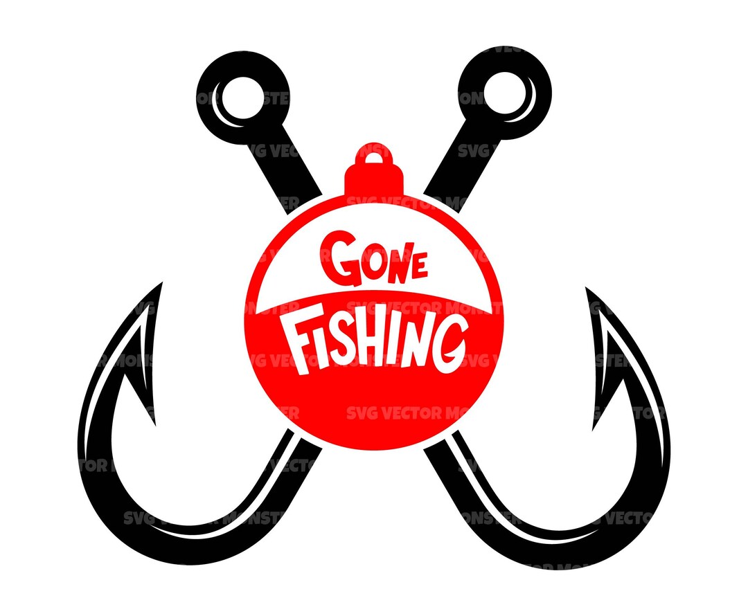 Fishing Bobber Svg, Gone Fishing Svg, Fishing Hook Svg, Bass Fish ...