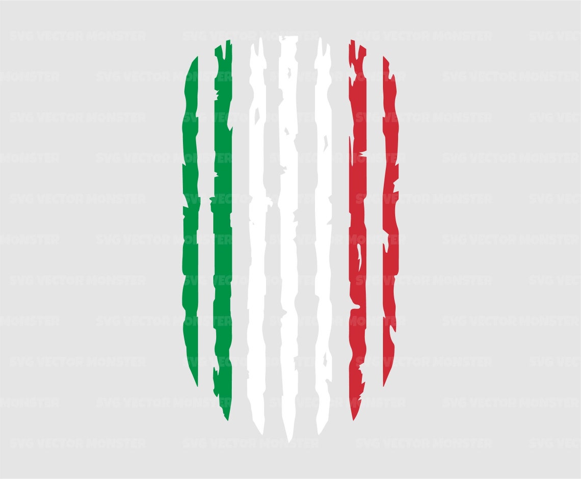 Distressed Italian Flag Svg Italy Flag Svg Grunge Italia - Etsy