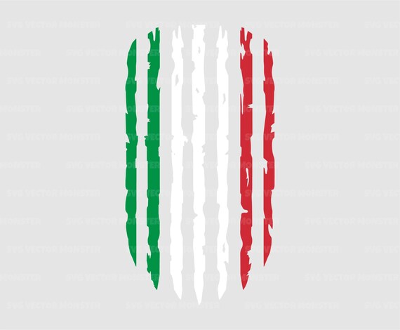 Distressed Italian Flag Svg Italy Flag Svg Grunge Italia - Etsy