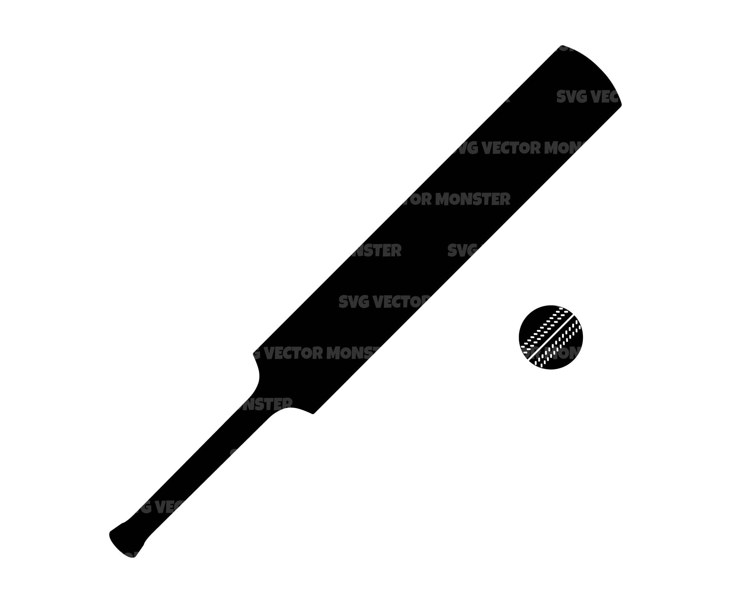 Cricket Bat Svg, Cricket Ball Svg, Cricket Logo Svg. Vector Cut File ...