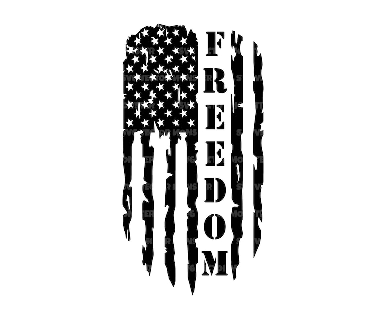 Freedom American Flag Svg, Freedom Us Flag Png, 4th of July Svg ...