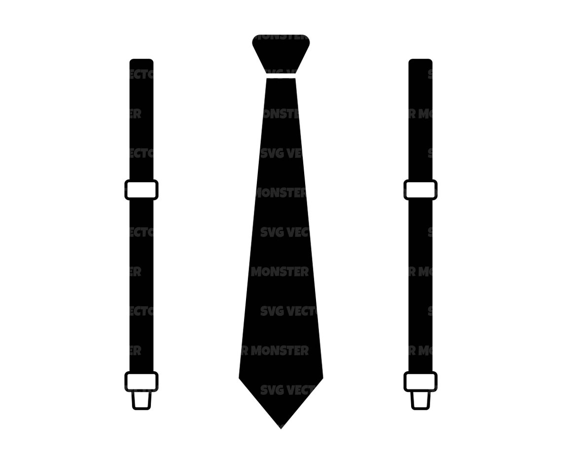 Suspenders Svg, Tie Svg, Baby Onesie Svg, First Birthday Svg. Vector Cut File Cricut, Silhouette ...