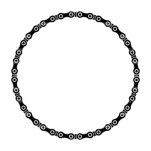 Bike Chain Circle Svg - Etsy