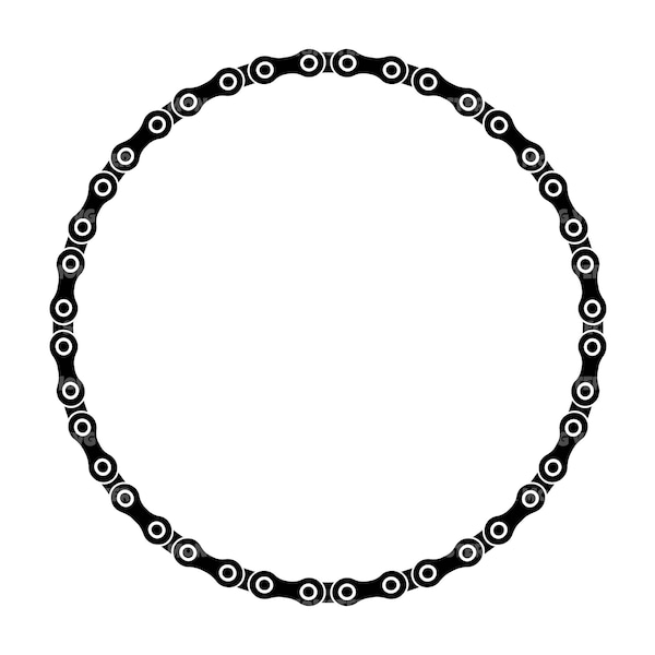 Bike Chain Svg - Etsy