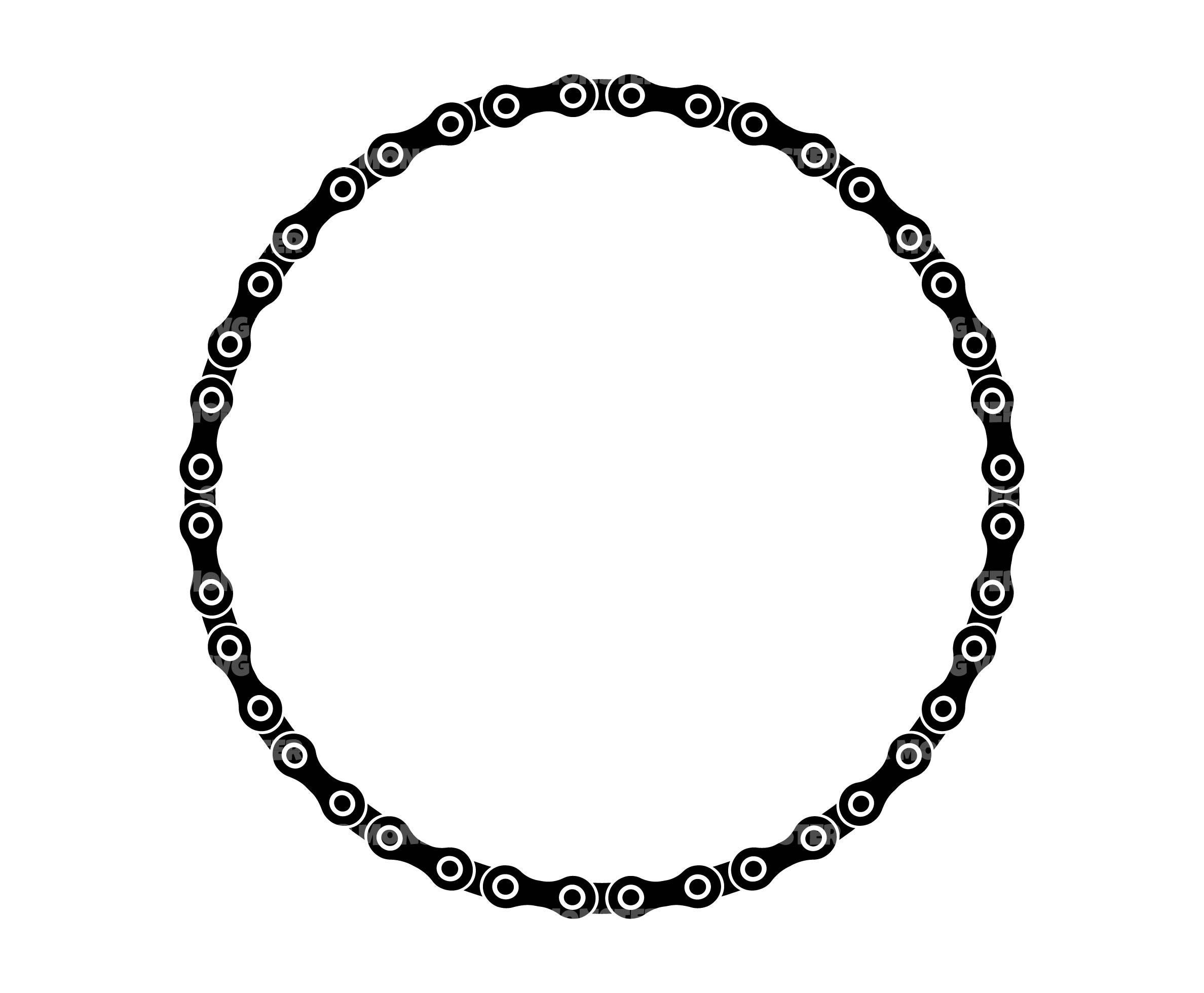 Bicycle Chain Svg, Bike Chain Svg, Cycle Chain Gear Svg. Vector Cut ...