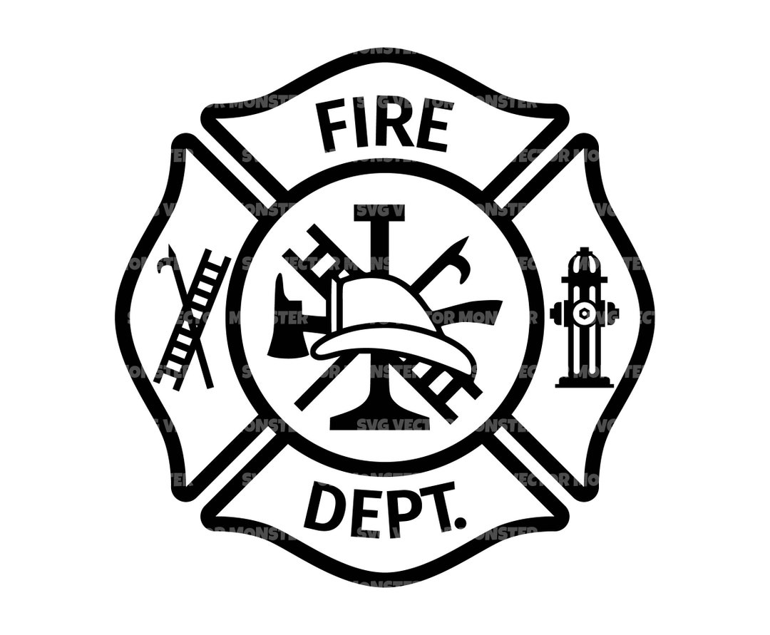 Fire Department Svg, Fire Department Png, Firefighter Svg, Fireman Svg ...