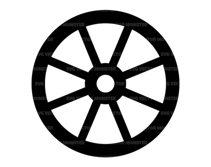 Wagon Wheel Laser Model Templates - Ibrn2 (lightburn), Ai, DXF, PDF ...