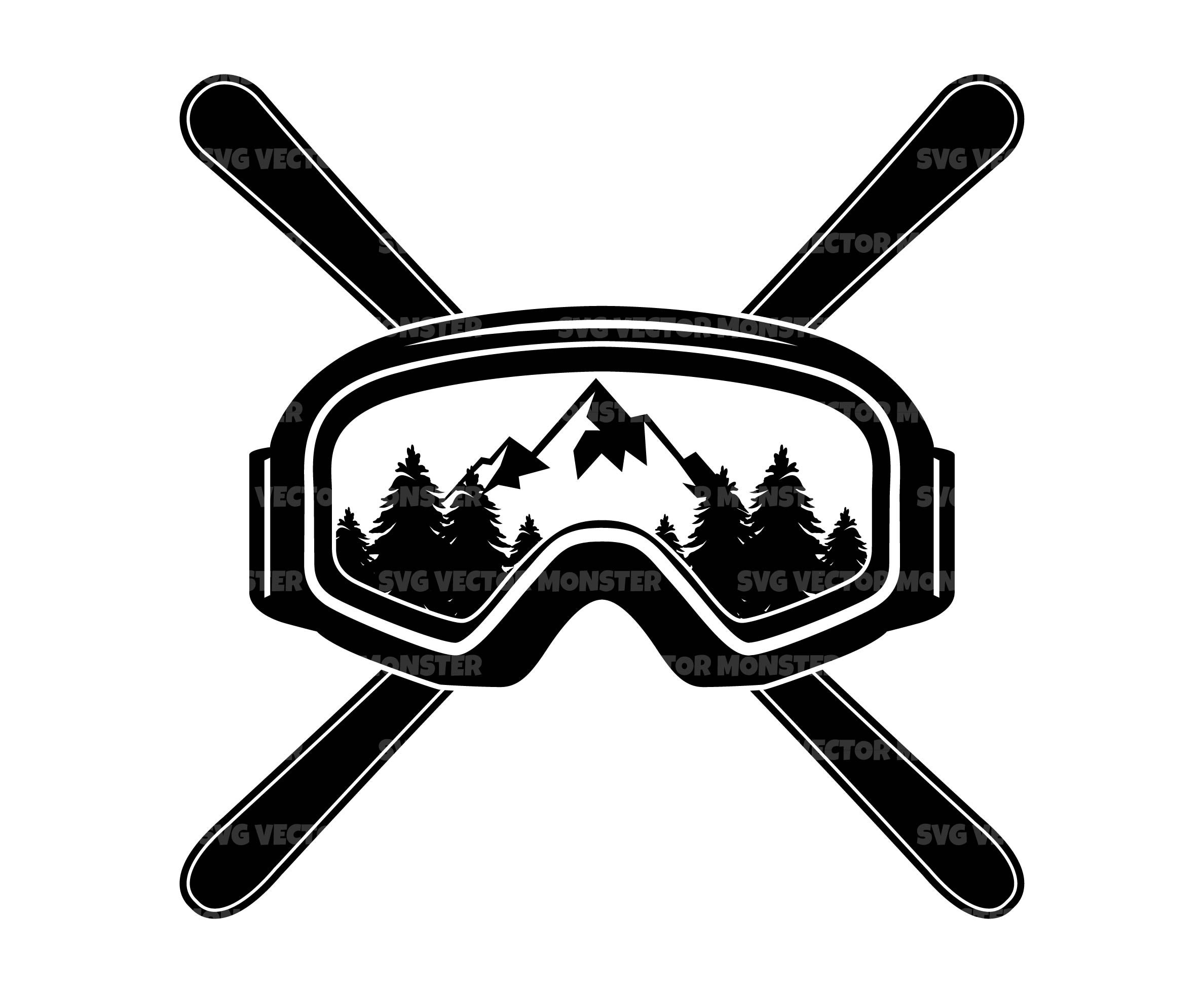 Ski Goggles Svg, Ski Png, Mountain Skiing, Ski Shirt, Snowboarding Svg ...
