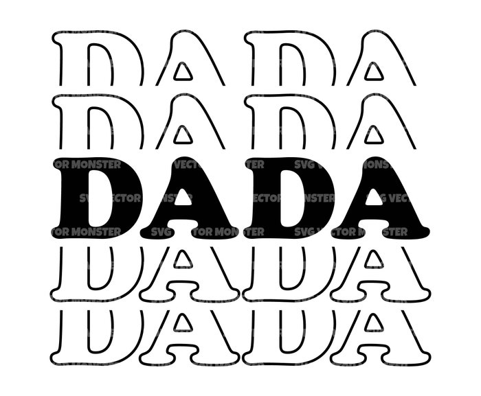 Bear Dada Svg - Etsy