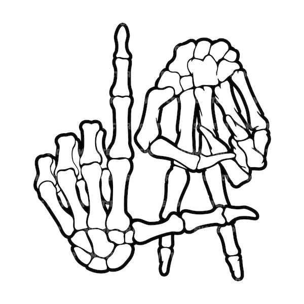 La Skeleton Hand - Etsy