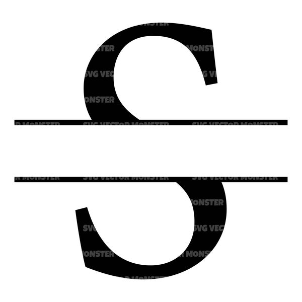 Monogram Letter S - Etsy