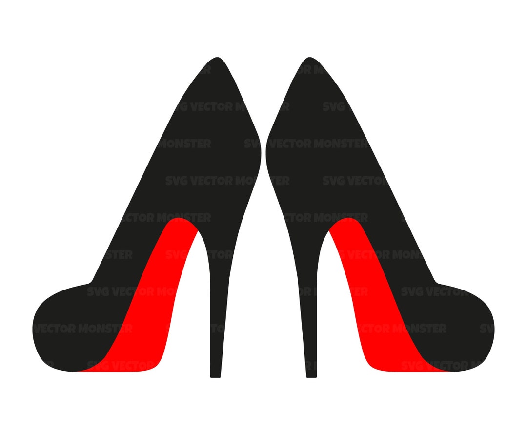 High Heels Svg, Red Bottom Heels Svg, Red Heels Svg, Stiletto Svg ...