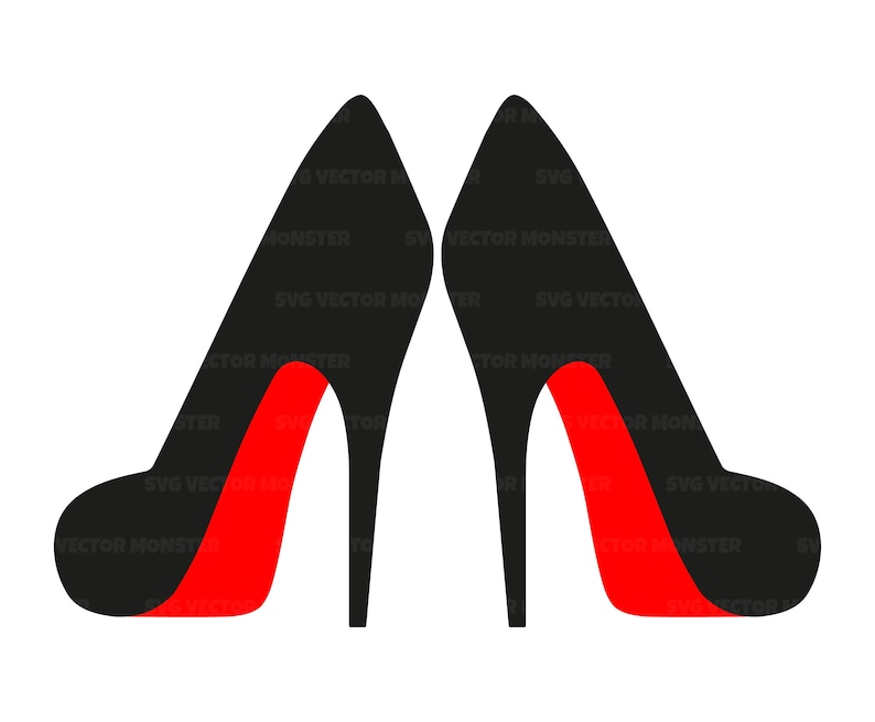 High Heels Svg Red Bottom Heels Svg Red Heels Svg Stiletto - Etsy