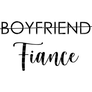 Boyfriend Fiance Svg, Engagement Svg, Wedding Svg. Vector Cut File for ...