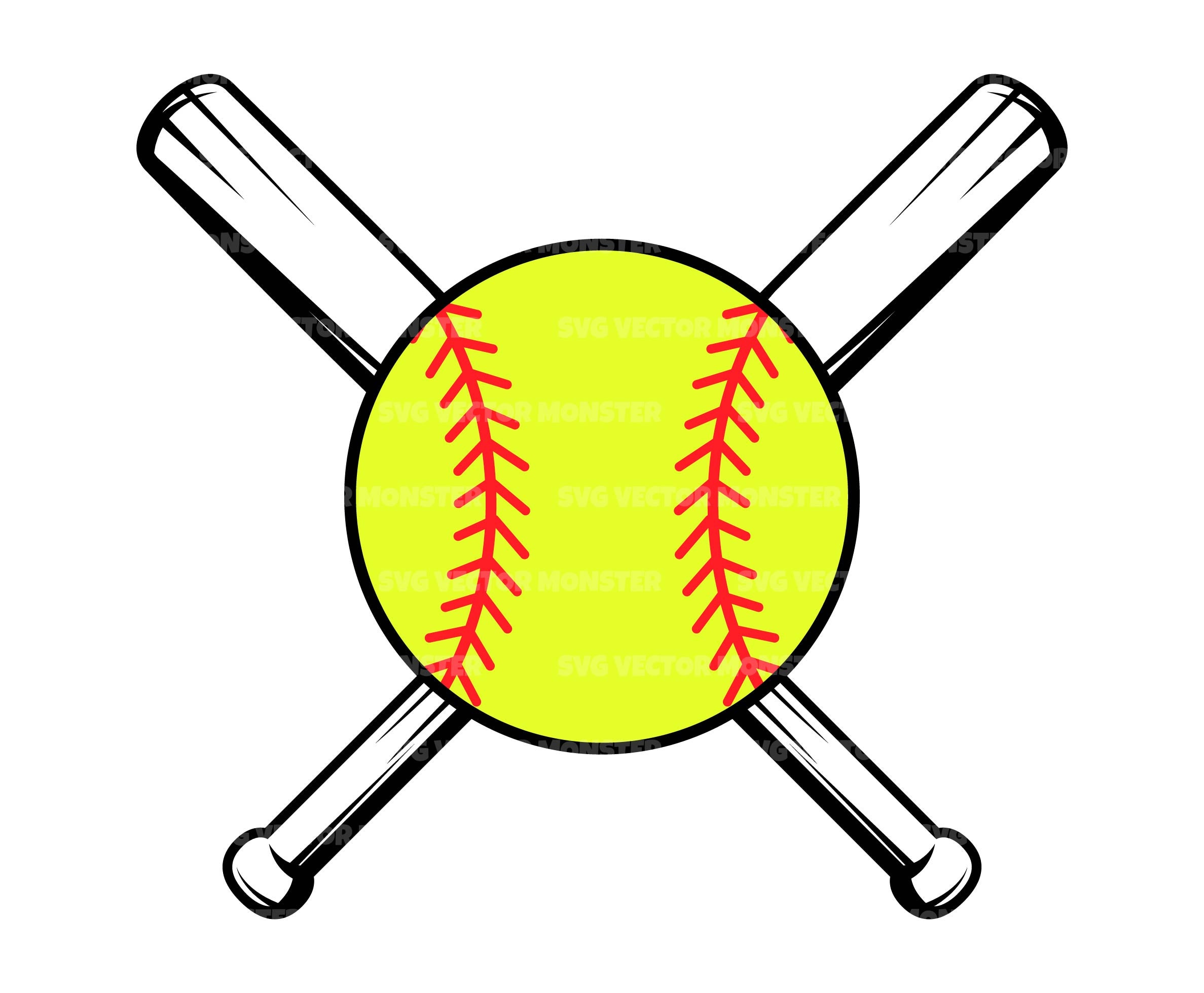 Bates De Softbol Cruzados Clipart 4,594 Bates De Beisbol 3D