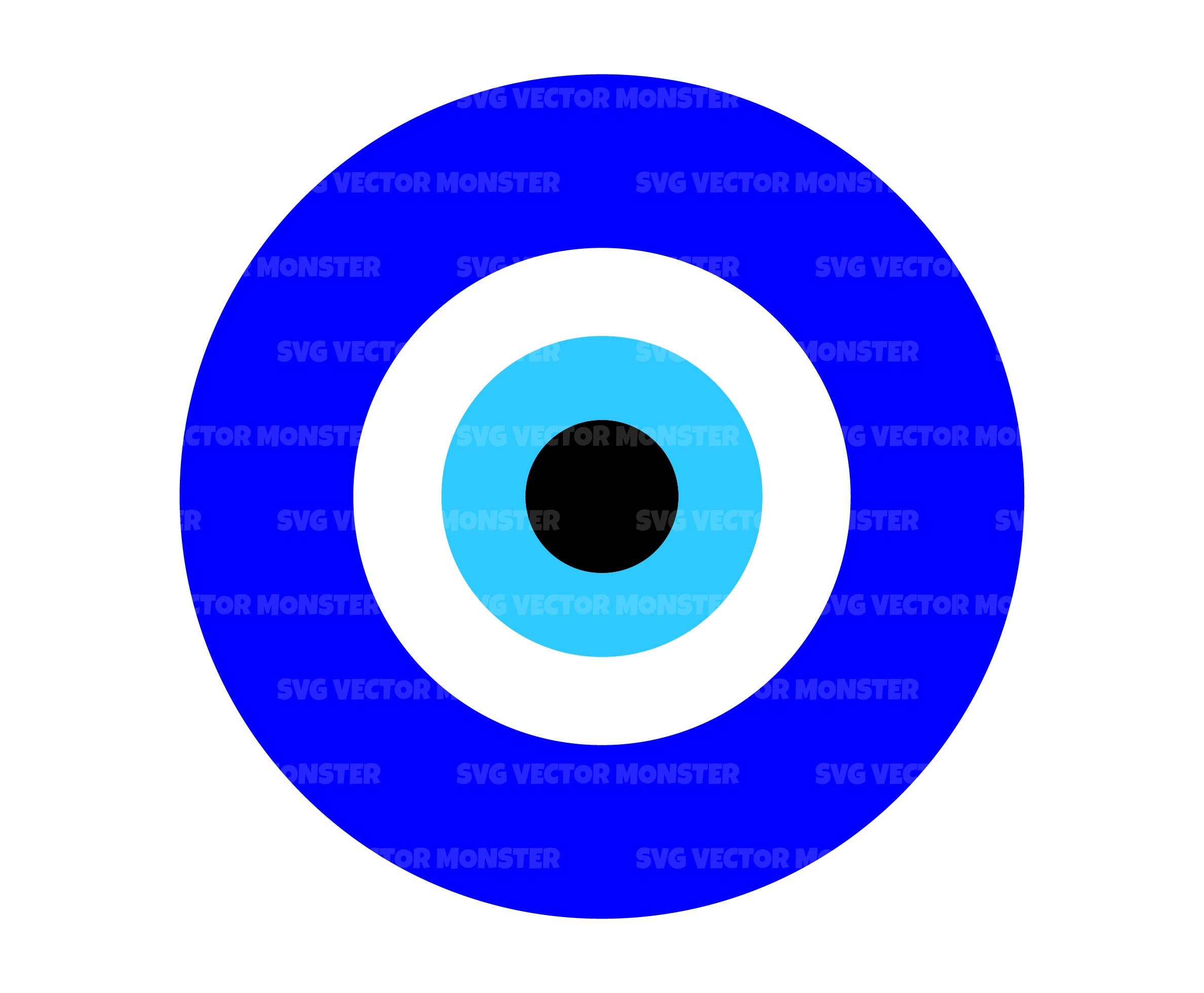 Turkish Evil Eye Svg, Boho Hamsa Eye Svg, Third Eye Svg. Vector Cut ...
