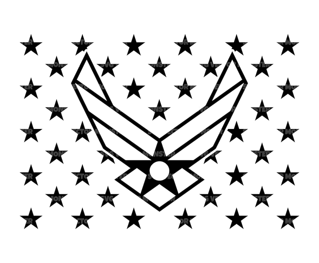 U.S. Air Force Svg, American Flag Stars Svg, Army Svg, Military. Vector ...
