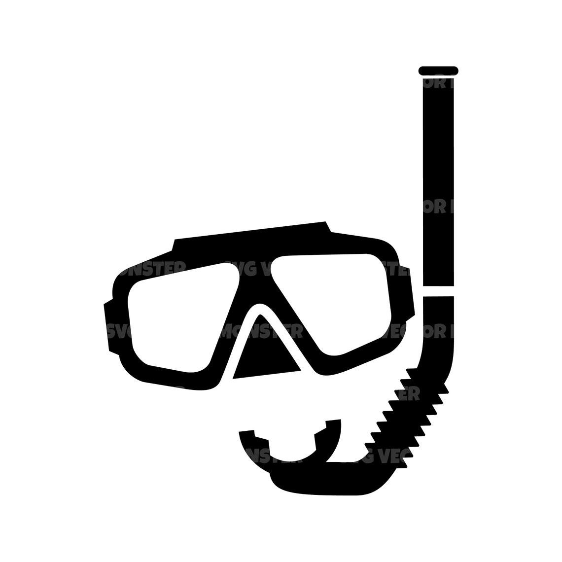 Diving Mask Svg Snorkeling. Vector Cut File for Cricut - Etsy