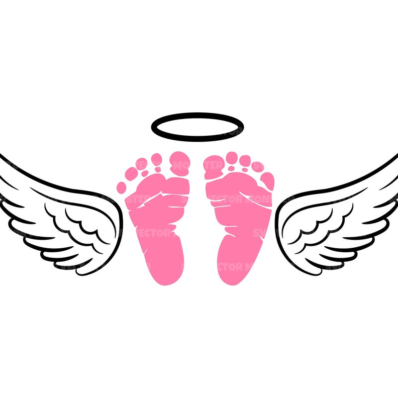 Angel Footprints Art - Etsy