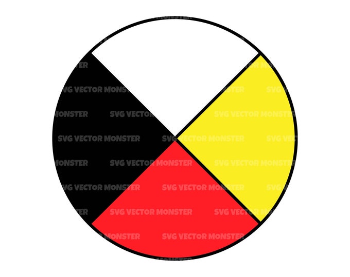 First Nations ''medicine Wheel'' Sticker Decal Native Indigenous Art - Etsy