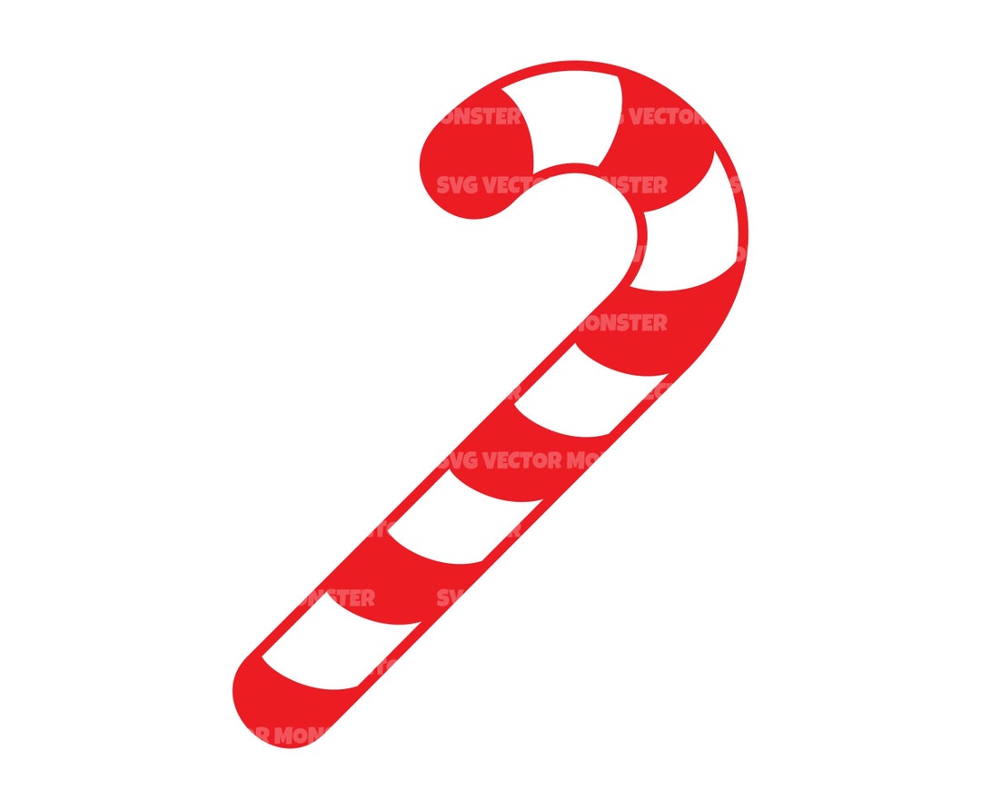 Candy Cane Svg, Christmas Candy Svg, Holiday Candy Stick Svg. Vector ...