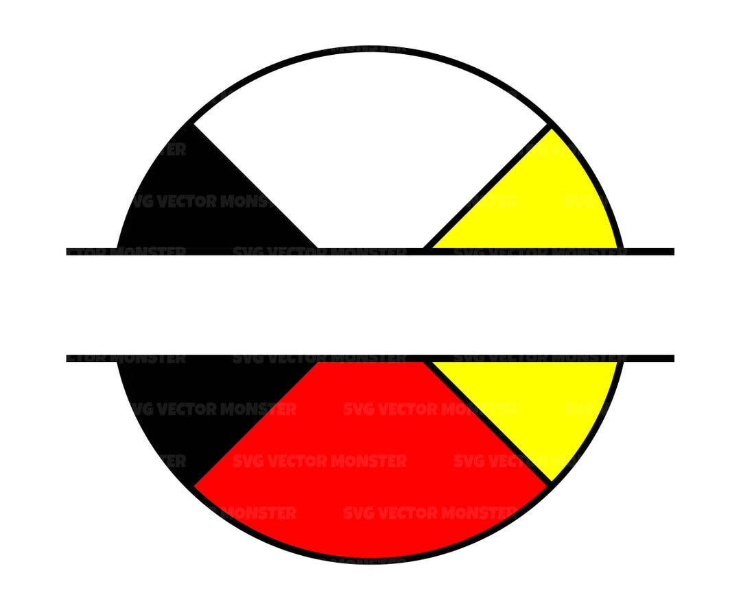 Indigenous Medicine Wheel Svg, Wheel of Life Monogram, Native America ...
