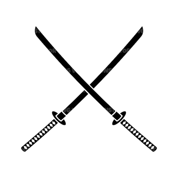 Katana Svg Samurai Sword Svg Vector Cut file for Cricut - Etsy Polska