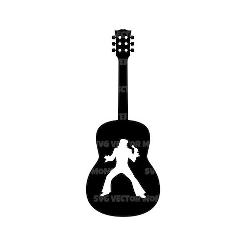 Elvis Presley Svg Cricut Silhouette Glowforge Etsy