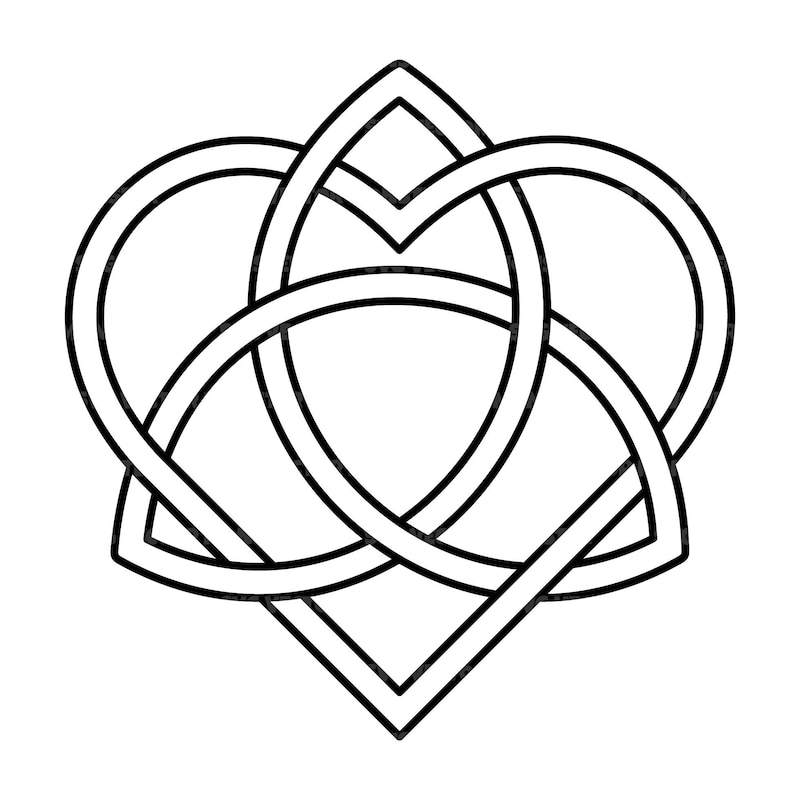 Celtic Heart Stickers - Etsy