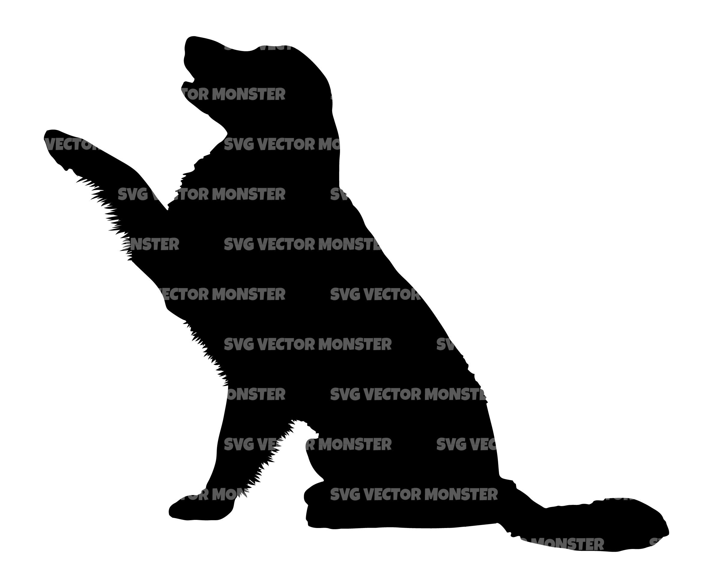 Golden Retriever Svg, Paw Giving Dog Svg, Life is Golden. Vector Cut ...