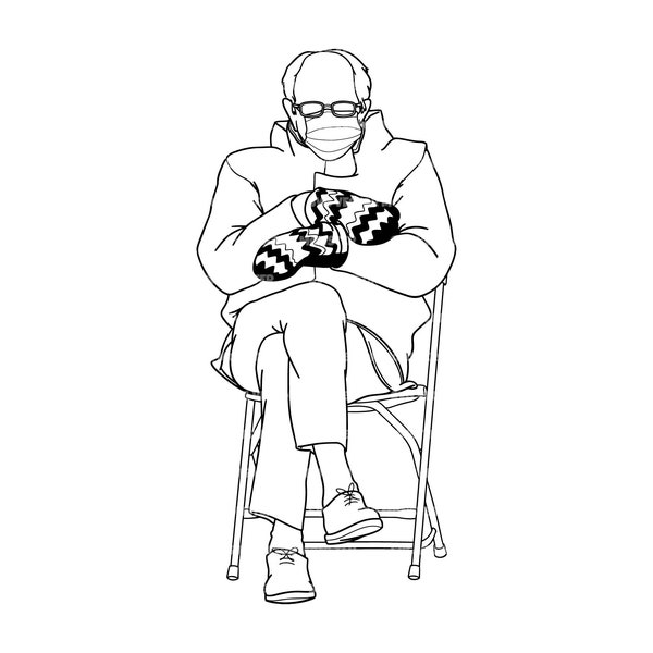 Bernie Sanders Svg - Etsy