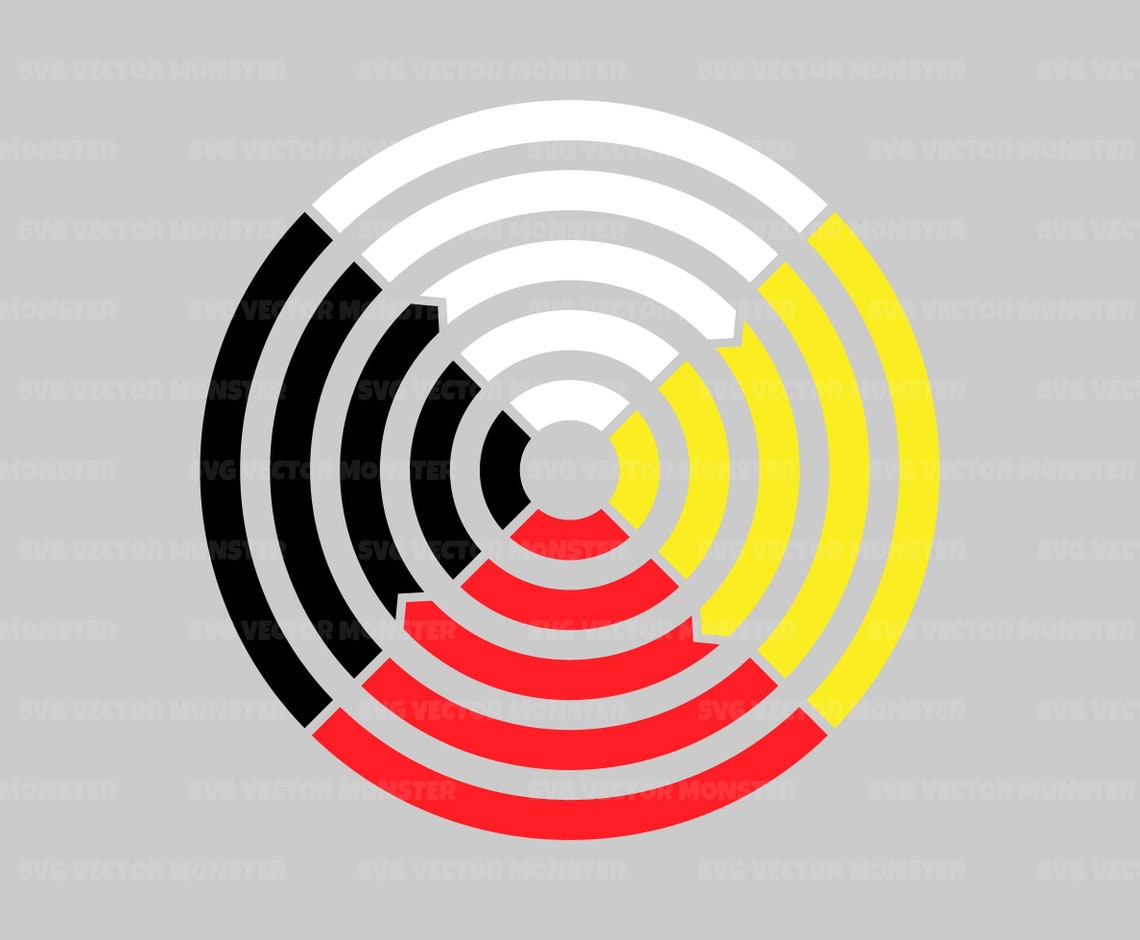 Indigenous Medicine Wheel Svg, Wheel of Life, Native America. Vector ...