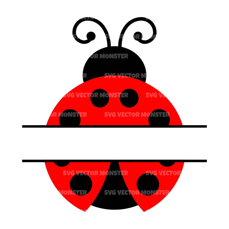 Ladybug Monogram - Etsy