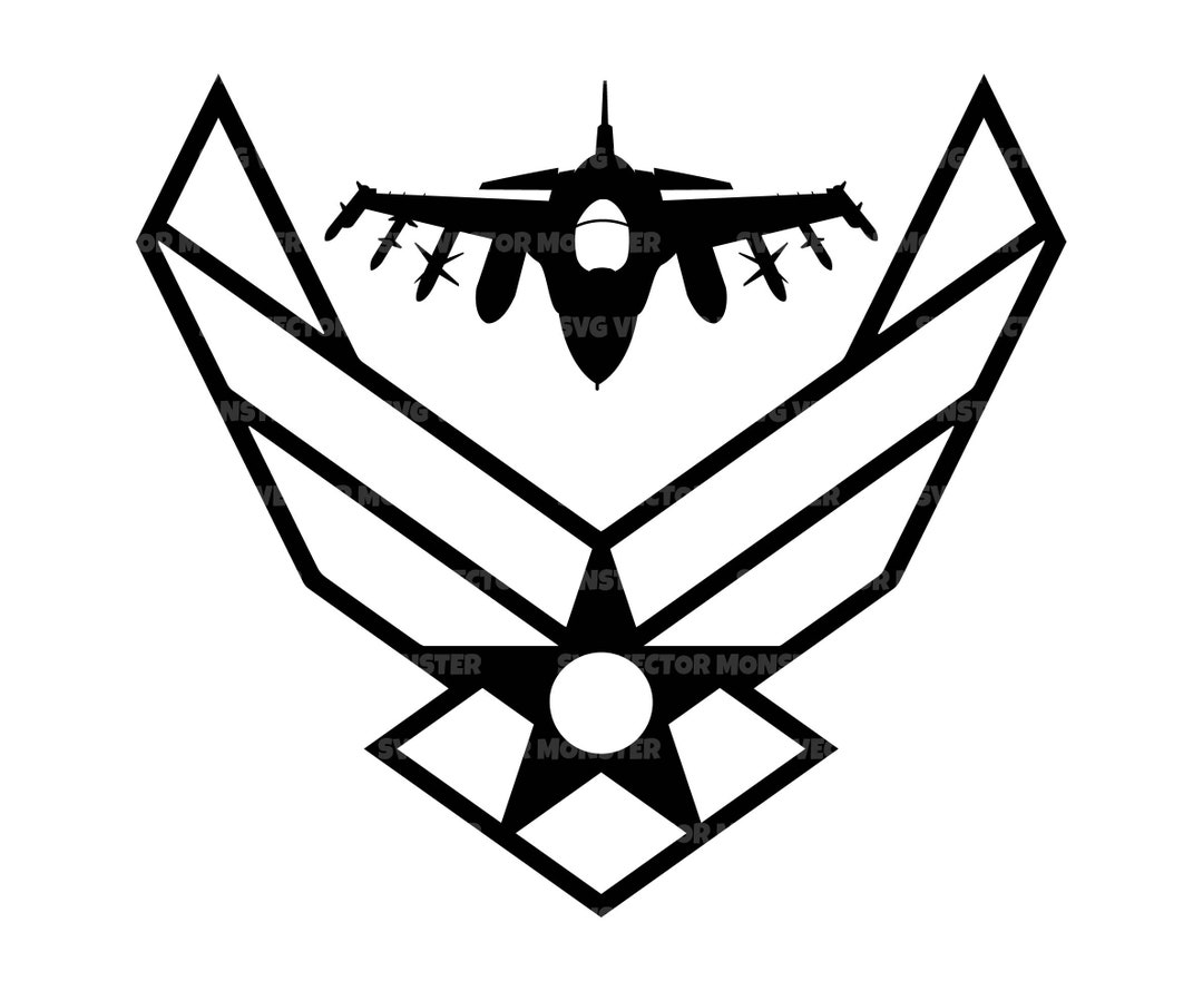 U.S. Air Force Svg, Army Svg, Fighter Jet. Vector Cut File for Cricut ...