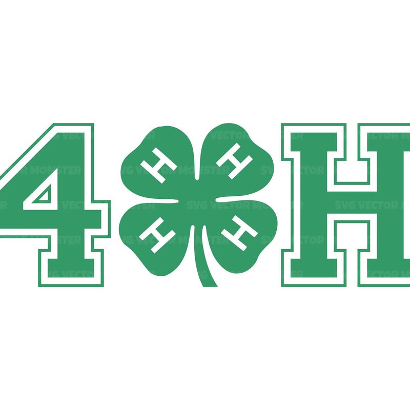 4 H Clipart - Etsy