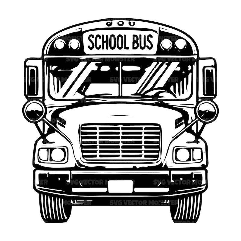 School Bus Decal - Etsy