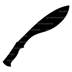 Kukri Svg, Knife Svg, Sword Svg, Blade Svg. Vector Cut file for Cricut ...