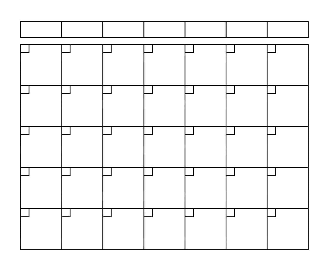 Weekly Planner Template Svg, Calendar Svg. Vector Cut File for Cricut ...
