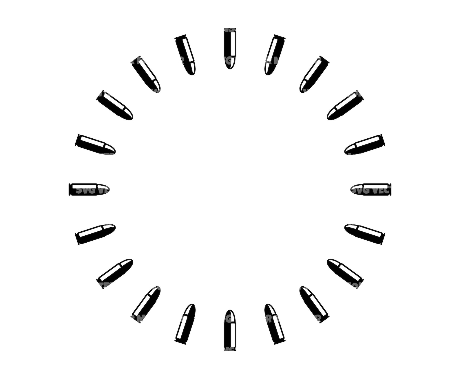 Bullet Frame Svg, Bullet Monogram Svg, Bullet Border Svg, Bullet ...