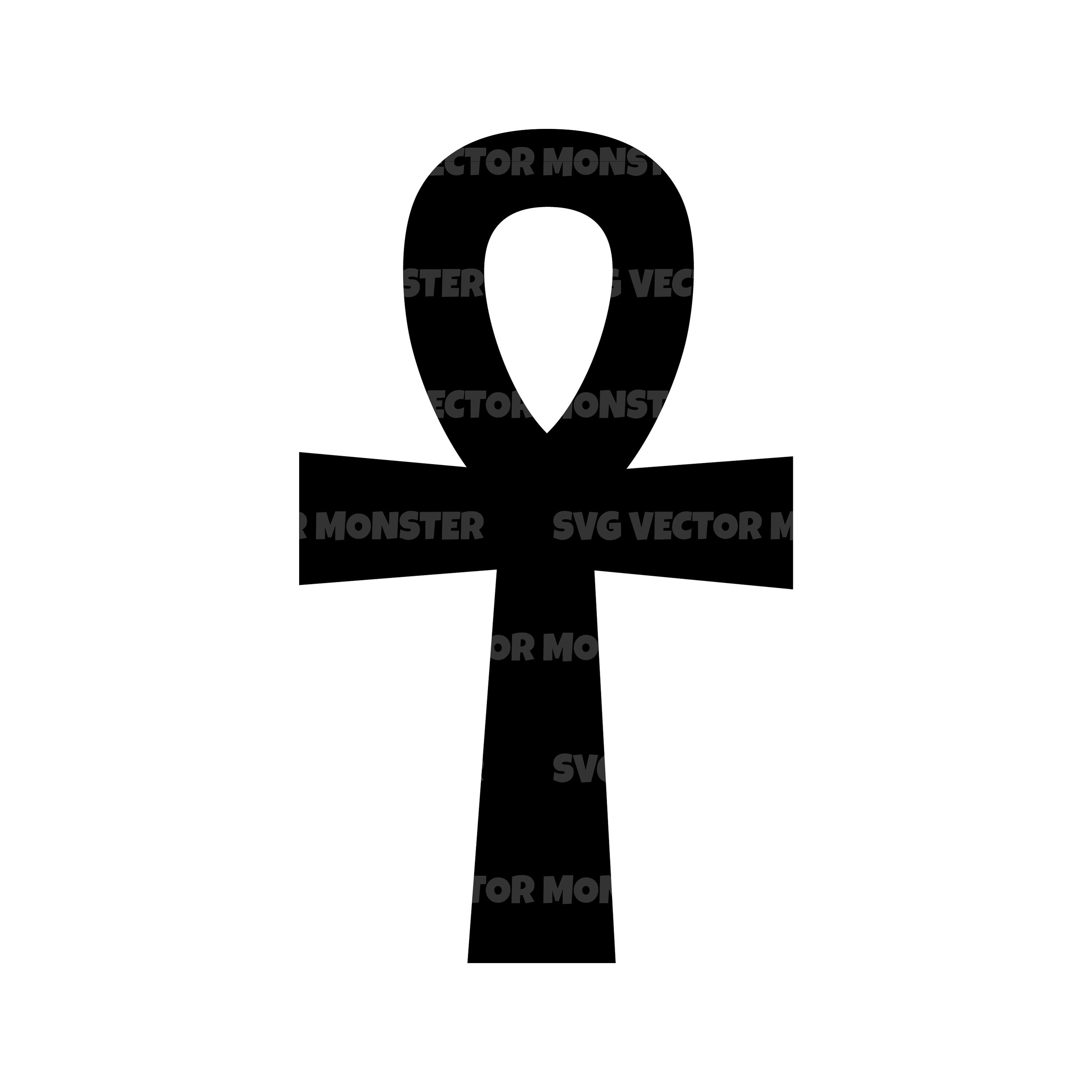 Egyptian Ankh Symbol Svg. Vector Cut file for Cricut | Etsy