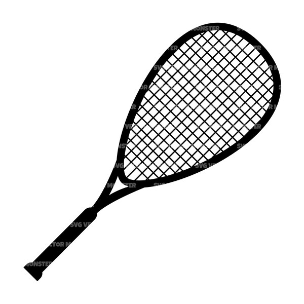 Tennis Racket Svg - Etsy