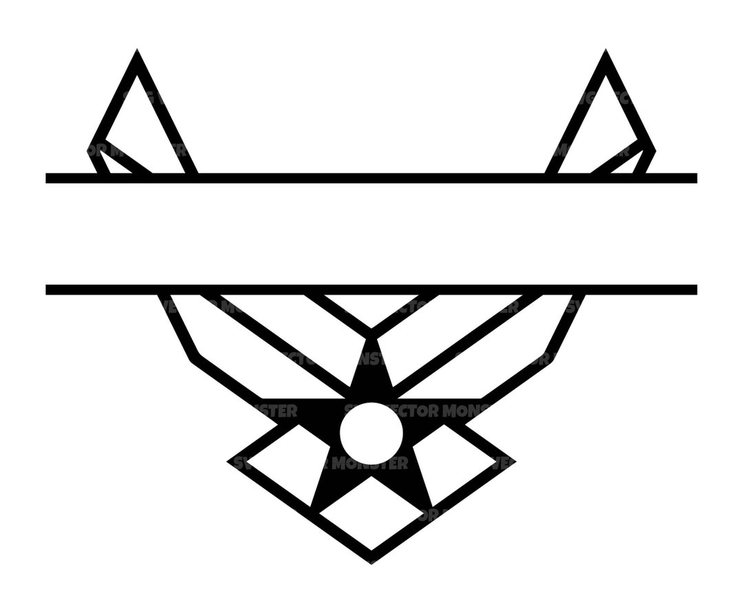 U.S. Air Force Svg, U.S. Air Force Monogram Pvg, Army Svg. Vector Cut ...
