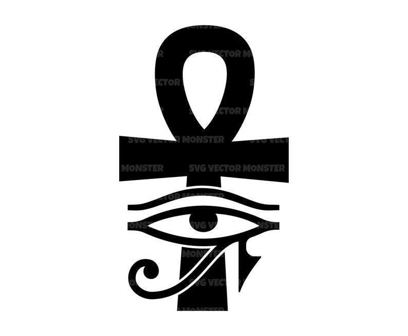 Ankh Symbol Svg, Eye of Horus Svg, Eye of Ra Svg, Egyptian God Svg ...